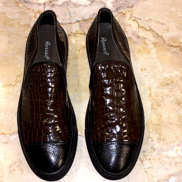Rocco P. | Shoes | Rocco P Handmade Italian Crocalligator Slip On Us9 ...